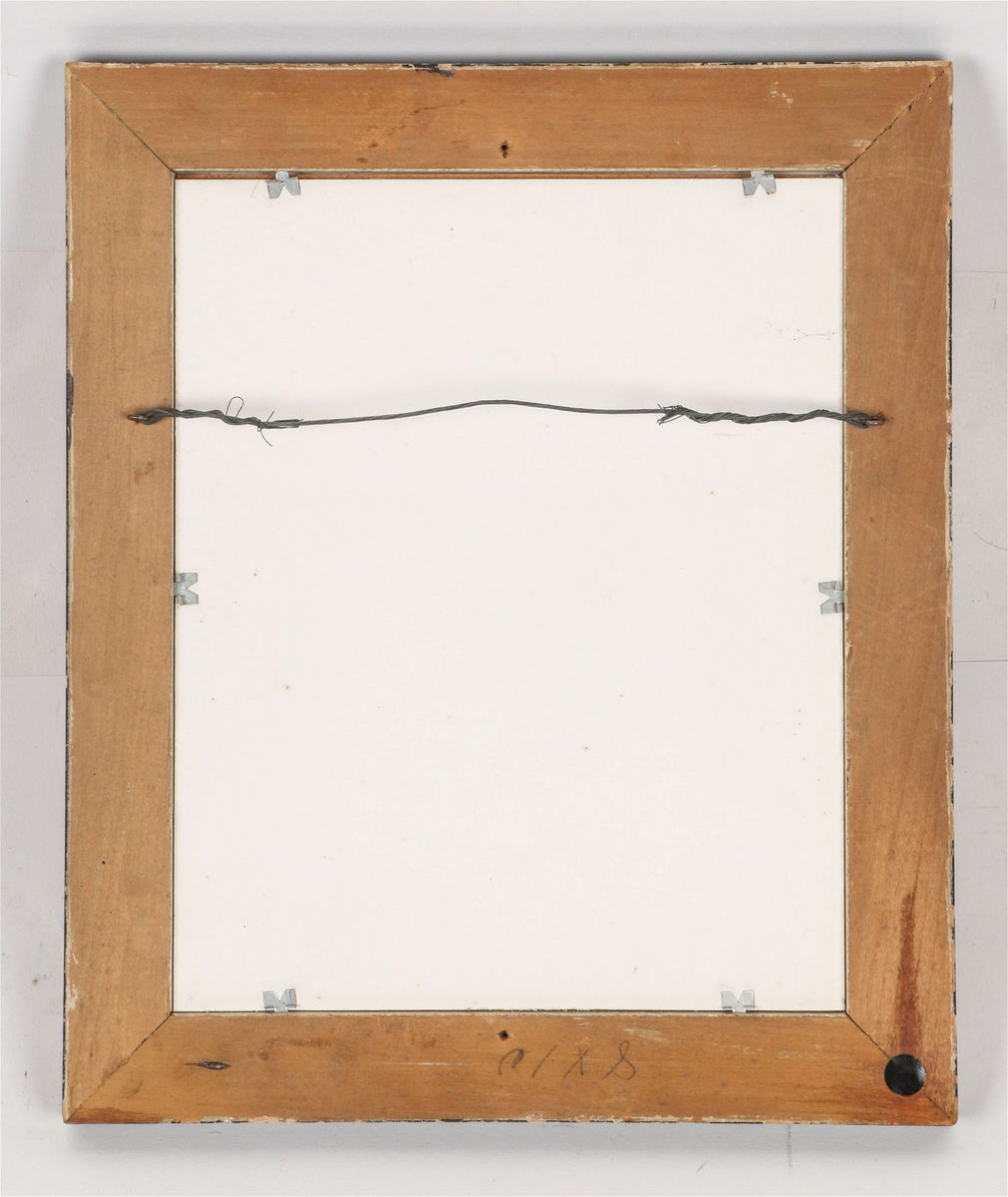 Whole / Full Plate Painted Tintype of a Man in Wall Frame – The ...