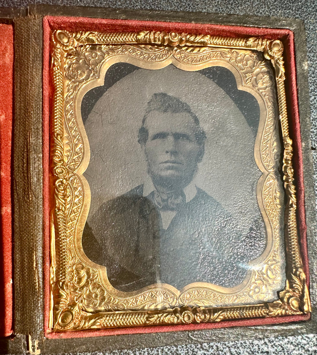 Very Rare Format! PANNOTYPE Photo of a Man on Leather! 1860s – The ...