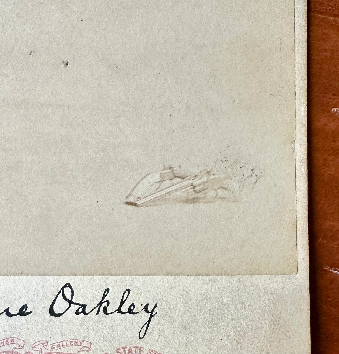 Autographed Cabinet Card of the Famous Annie Oakley – The Thanatos ...
