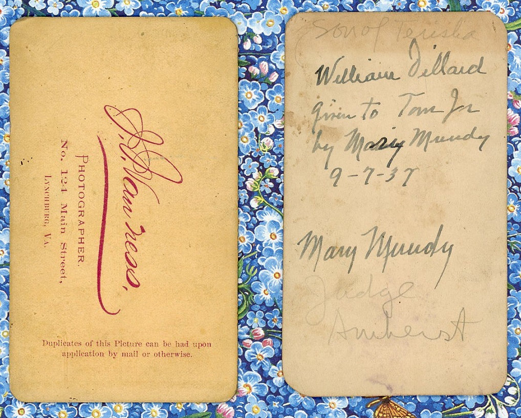 William T Dillard VMI Confederate Civil War Soldier WIA Parents Killed ...
