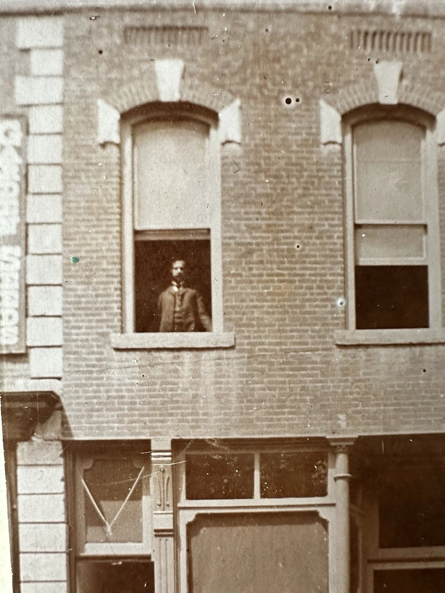 Cabinet Card Street Storefront Signs 1800s Outdoor Photo – The Thanatos ...