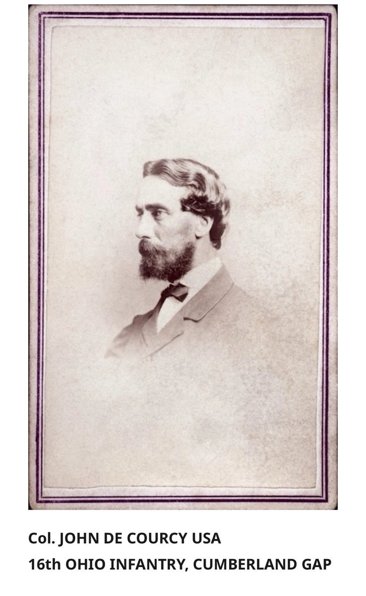 V RARE Colonel John Fitzroy DeCourcey 16th OVI Ohio Volunteers Soldier ...