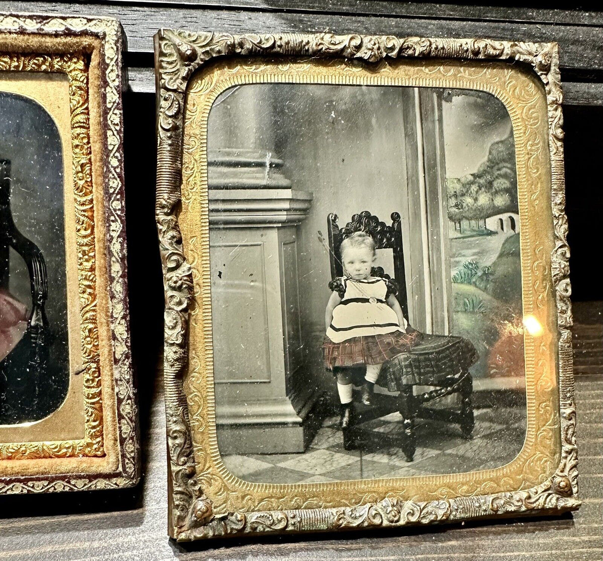 Lot Of 2 Tinted Color Ambrotype Photos Of Children – The Thanatos ...