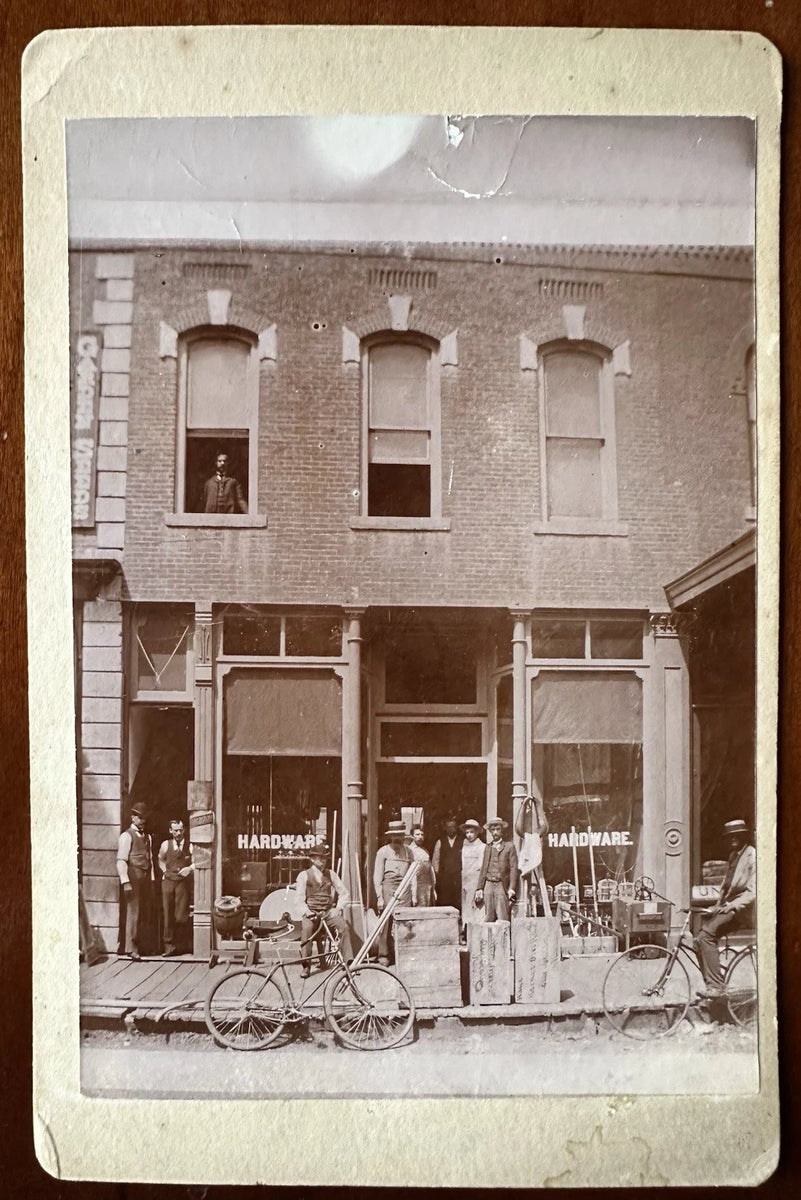 Cabinet Card Street Storefront Signs 1800s Outdoor Photo – The Thanatos ...