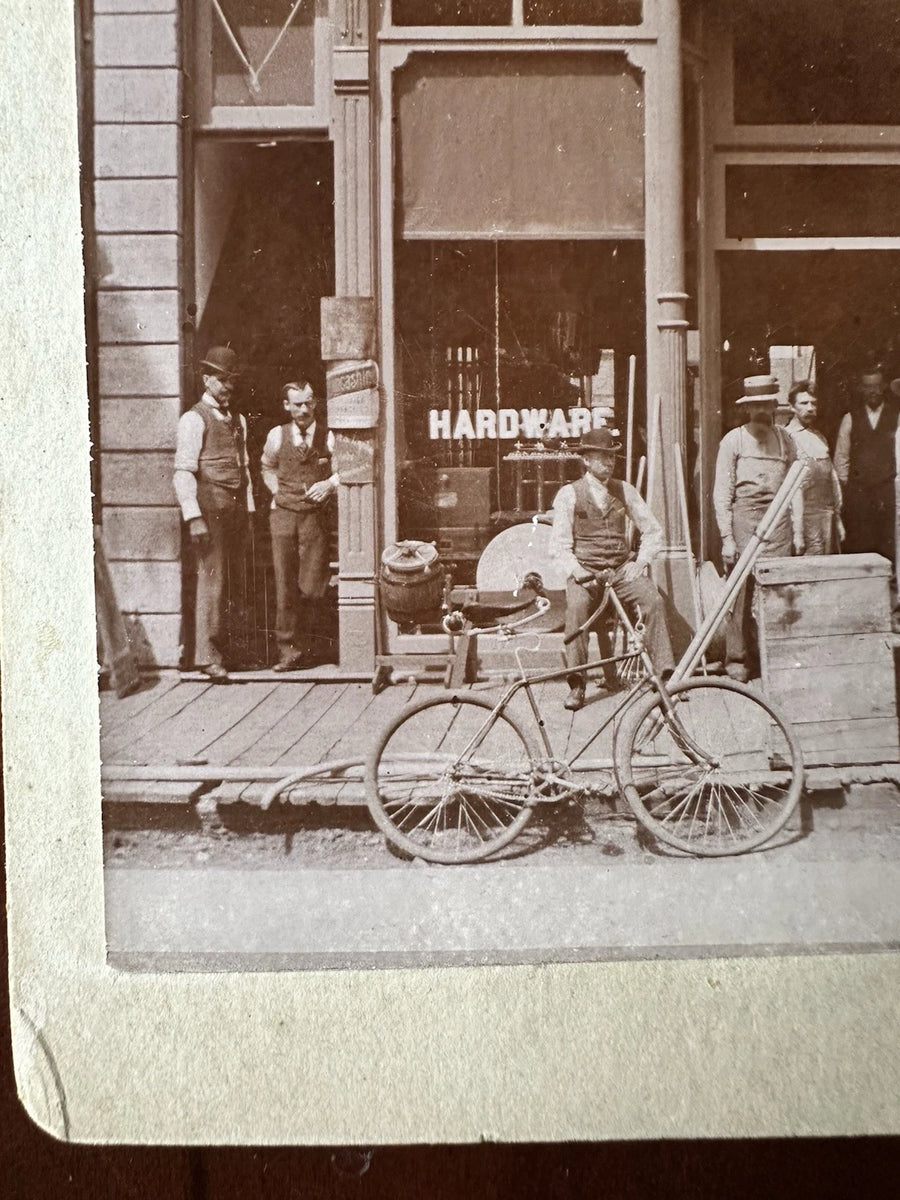 Cabinet Card Street Storefront Signs 1800s Outdoor Photo – The Thanatos ...