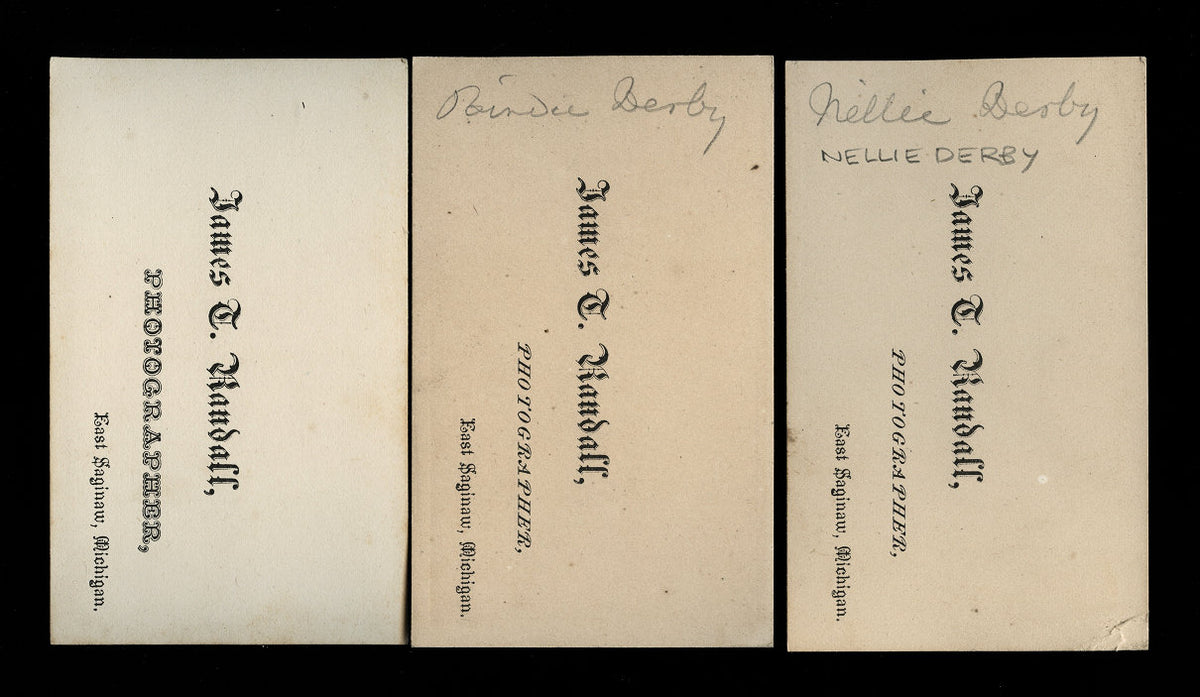 1860s CDV Photos ID'd Derby Sisters incl Post Mortem Girl / E Saginaw ...