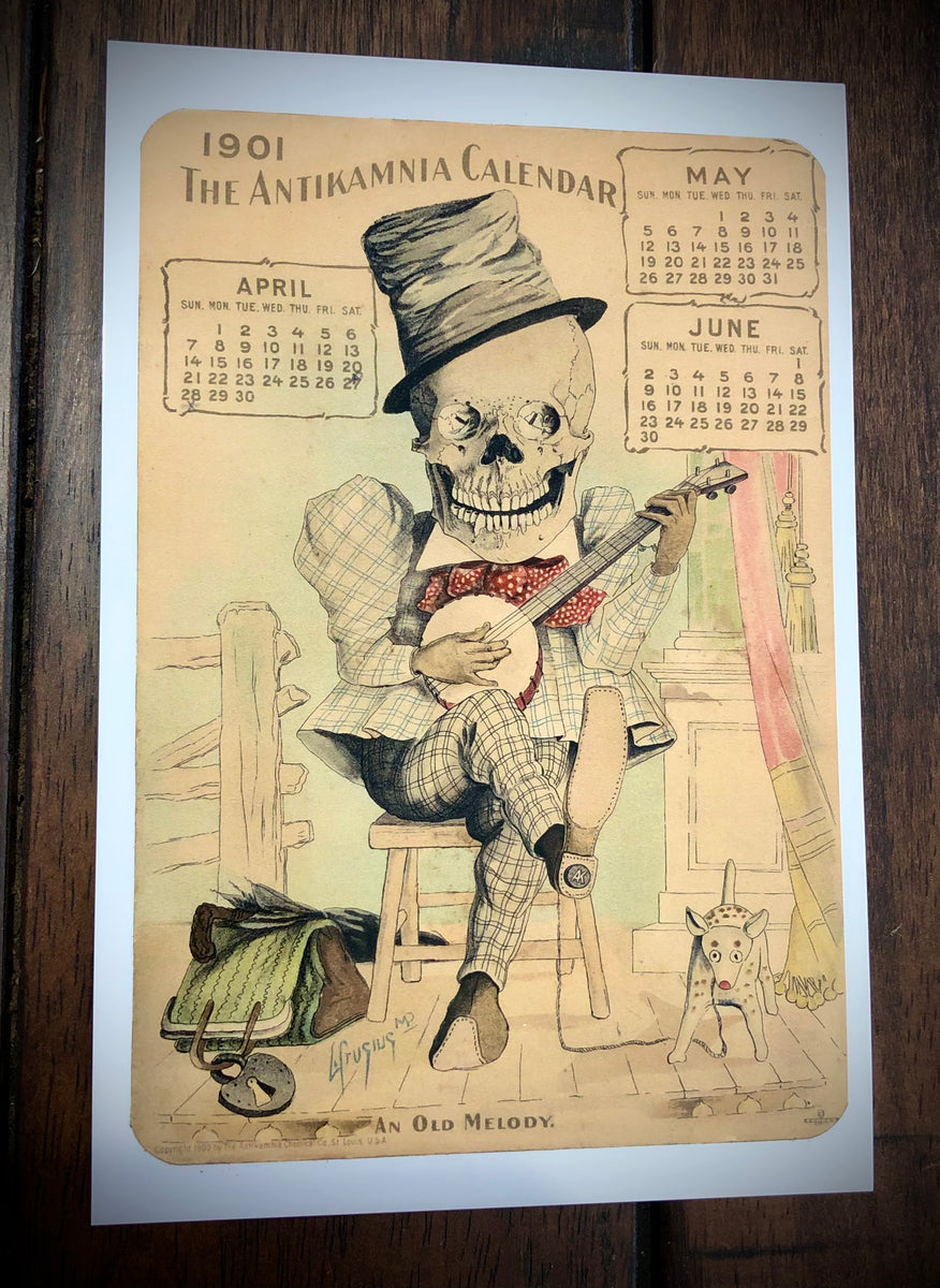 Skeleton Calendar: An Old Melody – The Thanatos Archive Store
