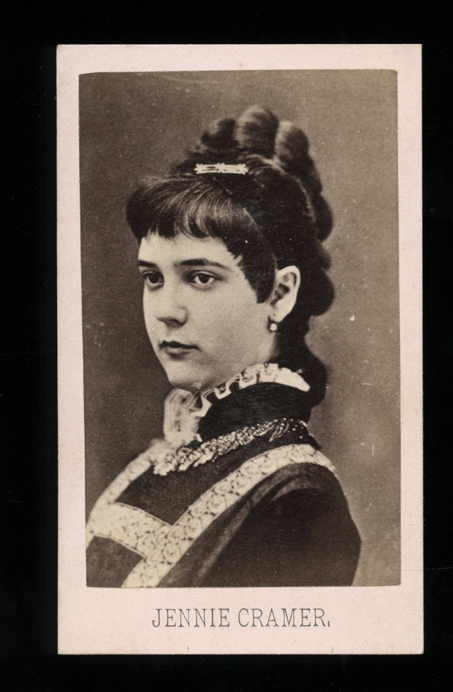 Young Murder Victim Jennie Cramer - CDV Photo – The Thanatos Archive Store