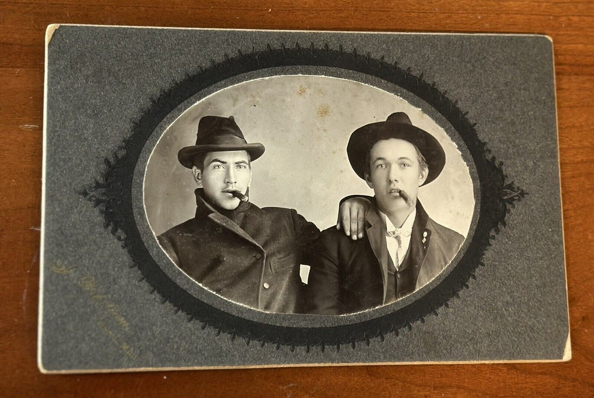 Antique Photo Handsome Cigar Smoking Minnesota Boys 1900s – The ...