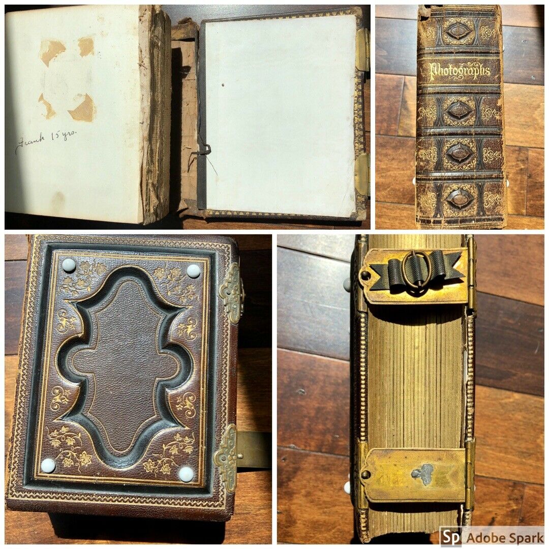 Antique Photo Album & Tintypes Working Men Cowboy Occupational Outlaw ...