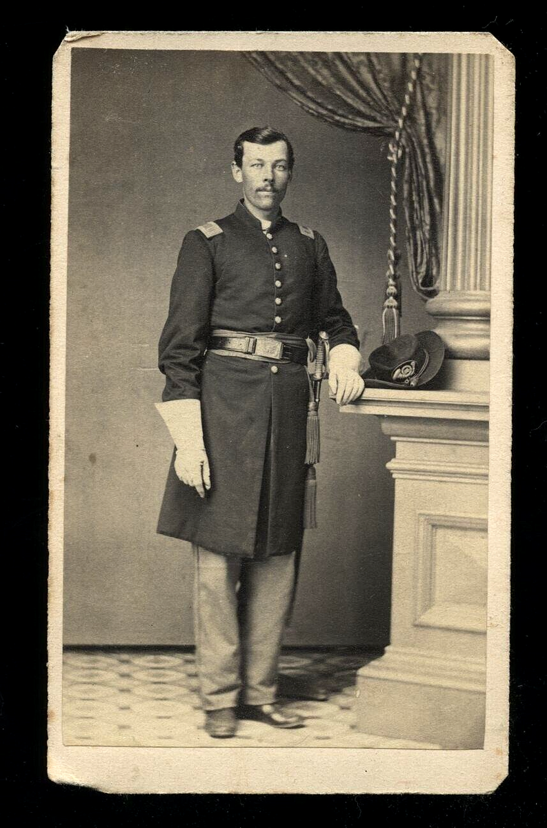 CDV PHOTO CIVIL WAR 88TH OHIO INFANTRY OFFICER PHOTOGRAPHER 1860s SOLD ...