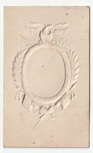 C1864 ABRAHAM LINCOLN CDV ~ EMBOSSED PATRIOTIC BORDER ~ BRADY PHOTO ...